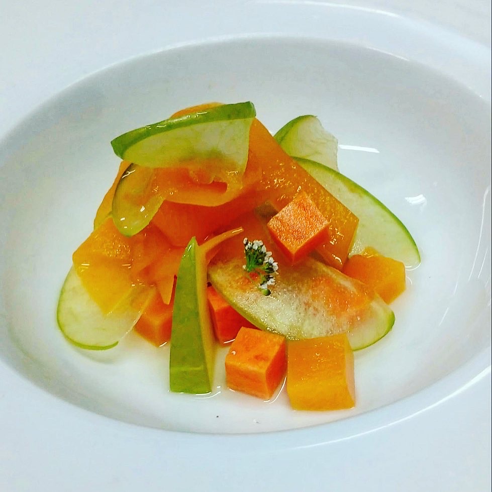 Frutas y verduras en almíbar de miel - David Ariza